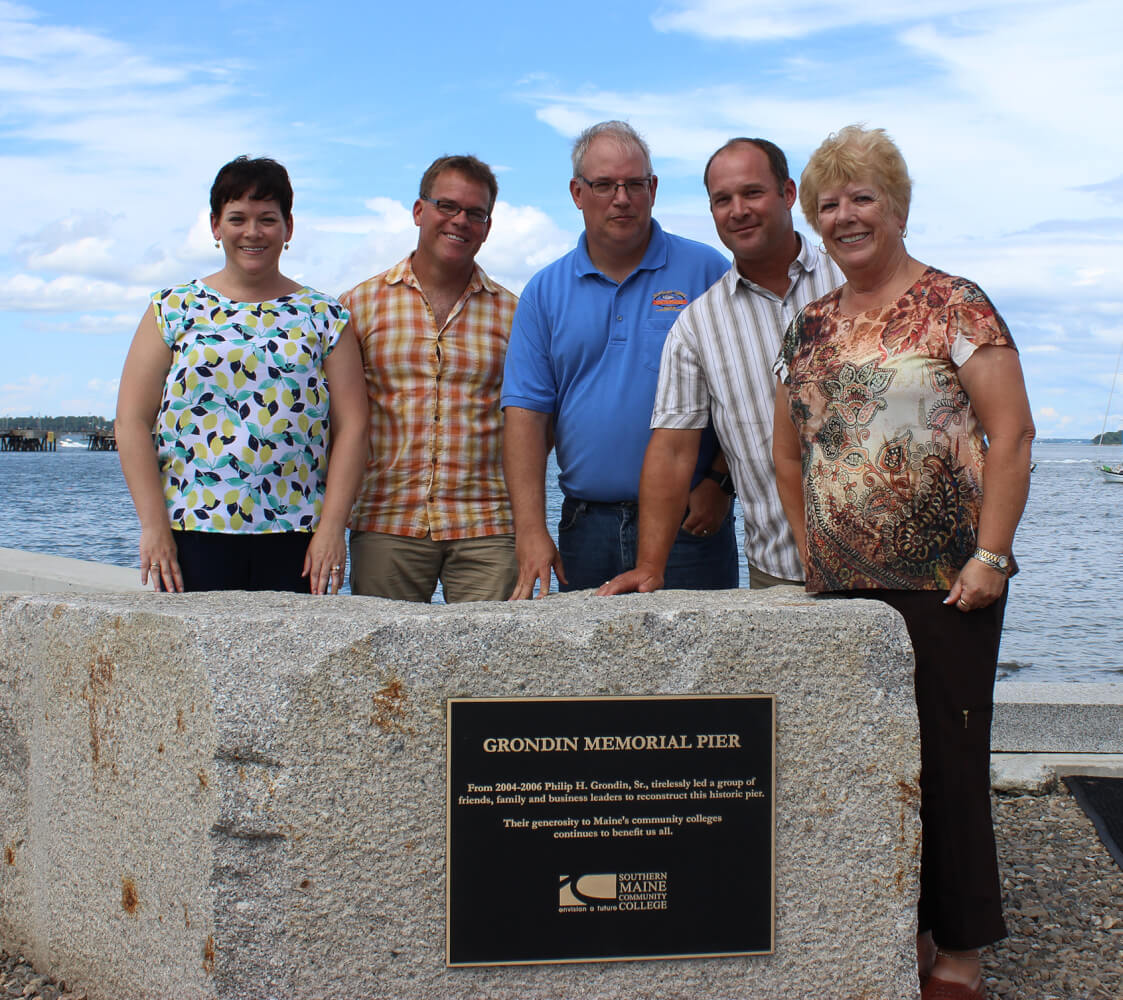 SMCC dedicates pier in honor of Philip H. Grondin, Sr. and Grondin ...