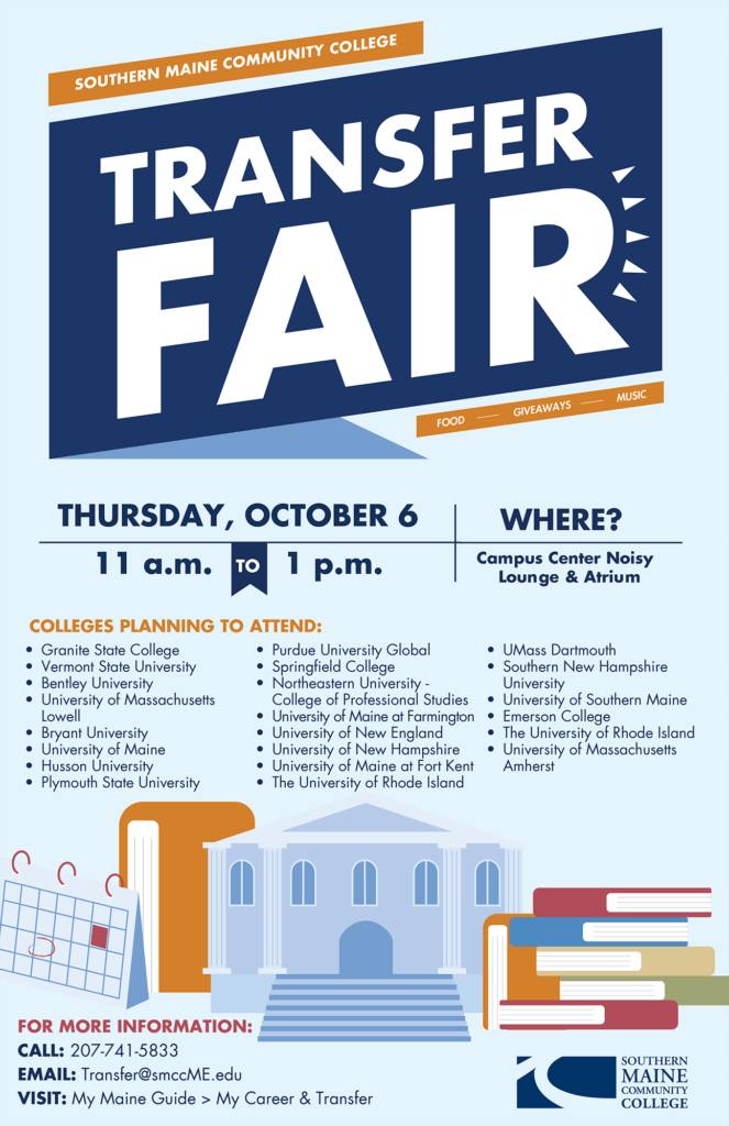 SMCC to host Transfer Fair Thursday, October 6 - Southern Maine ...
