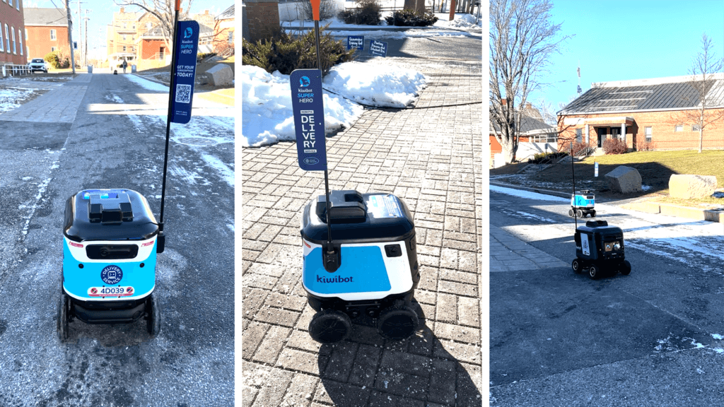 Kiwibot robots delivering food to your door at SMCC - Southern Maine ...