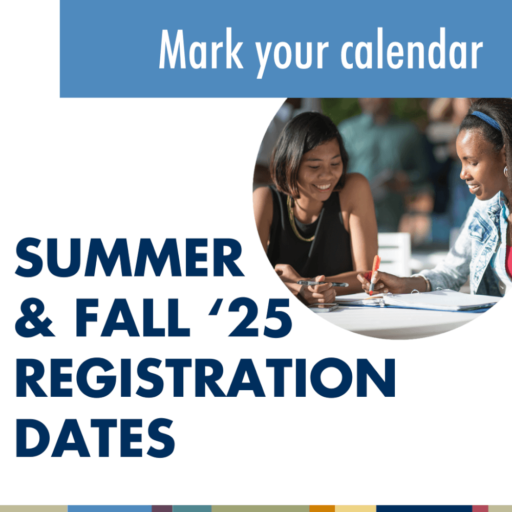 Summer & Fall 2025 registration dates - Southern Maine Community College